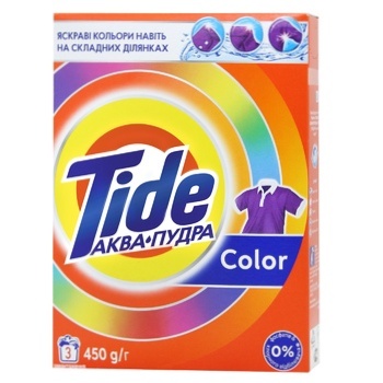 Пральний порошок Tide Color Аква-пудра автомат 300г - замовити найкращі ...