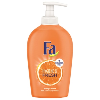 Fa Hygiene & Fresh Antibacterial Effect Orange Scent Liquid Soap 250ml ...