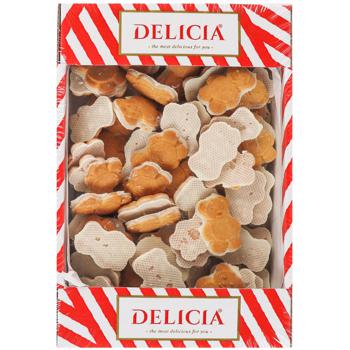 Delicia Mini Teddy Bear Cookies with Milk Icing 300g - order the best ...