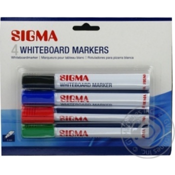 Sigma Marker for the board 4pcs 2mm buy from 59.90 UAH – Metro Kyiv ...