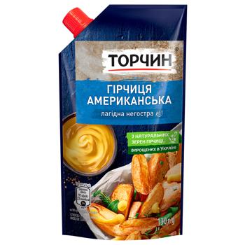 Горчица ТОРЧИН® Американская мягкий вкус 130г - заказать лучшие с Auchan