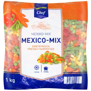 Metro Chef Frozen Mexican Mix 1kg buy from 140.29 UAH – Metro Kyiv ...