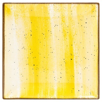 Metro Professional Madleen Yellow Square Plate 18x18cm - order the best ...