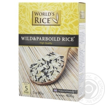 World's Rice in Packages Wild & Parboild Rice 400g buy from 37.55 UAH ...
