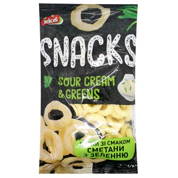 Rios Sour Cream and Greens Flavored Snacks 140g buy from 33.90 UAH ...