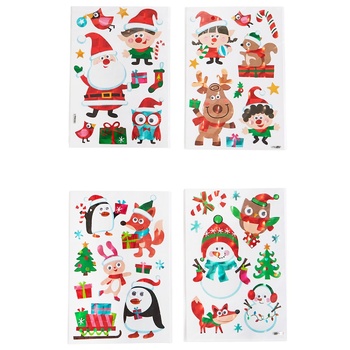 New Year's Stickers 21*14cm in assortment - order the best from Auchan