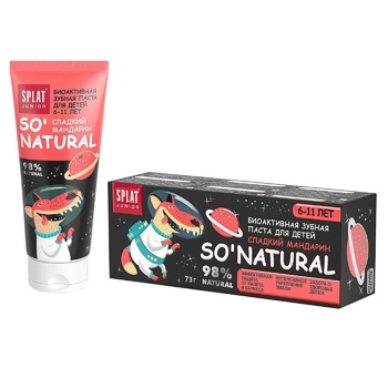 Splat Junior Sweet Tangerine Against Bacteria And Caries Protection ...