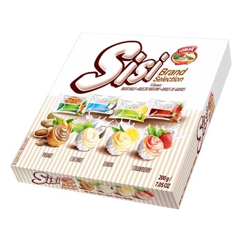 Lumar Sisi Coconut, Peanut, Lemon and Strawberry Flavored Candies 200g ...