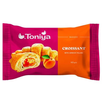 Croissant Toniya with Apricot Filling 60g - order the best from METRO
