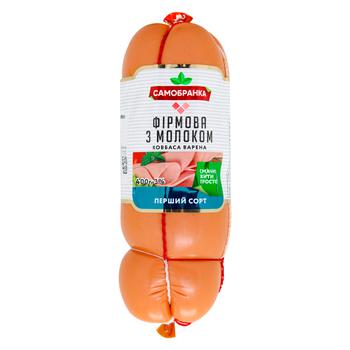 Samobranka Firmova Boiled First Grade Sausage with Milk 400g - order ...