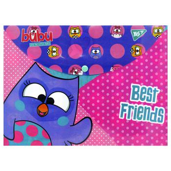 Папка-конверт YES Bubu на кнопке А4 - заказать лучшие с NOVUS