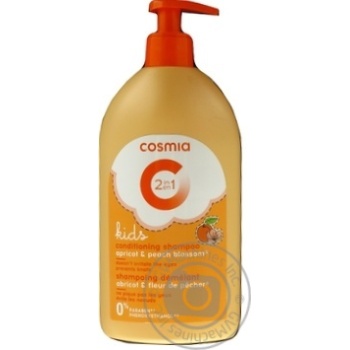 Cosmia Shampoo With Apricot And Peach For Children 2in1 400ml - order ...